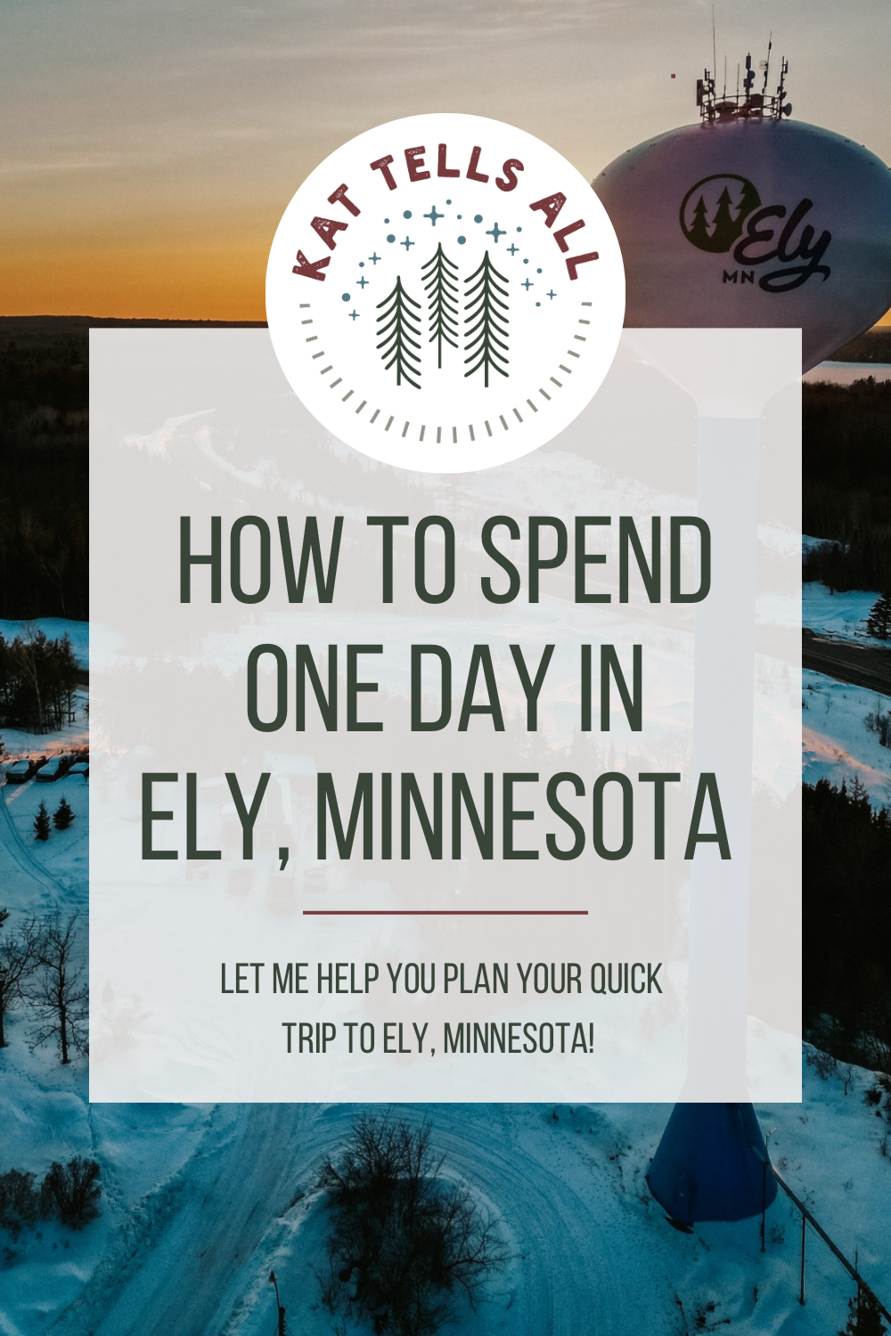 One Day in Ely, Minnesota: How to make the most of a Short Trip | KAT ...